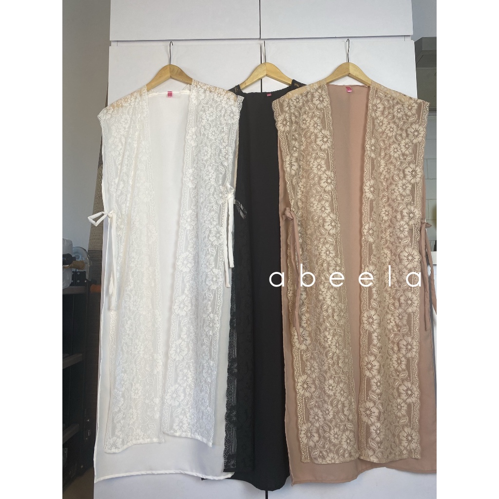 Jual Abeela official - Baheera Outer (Outer Cardigan Brukat) | Shopee ...