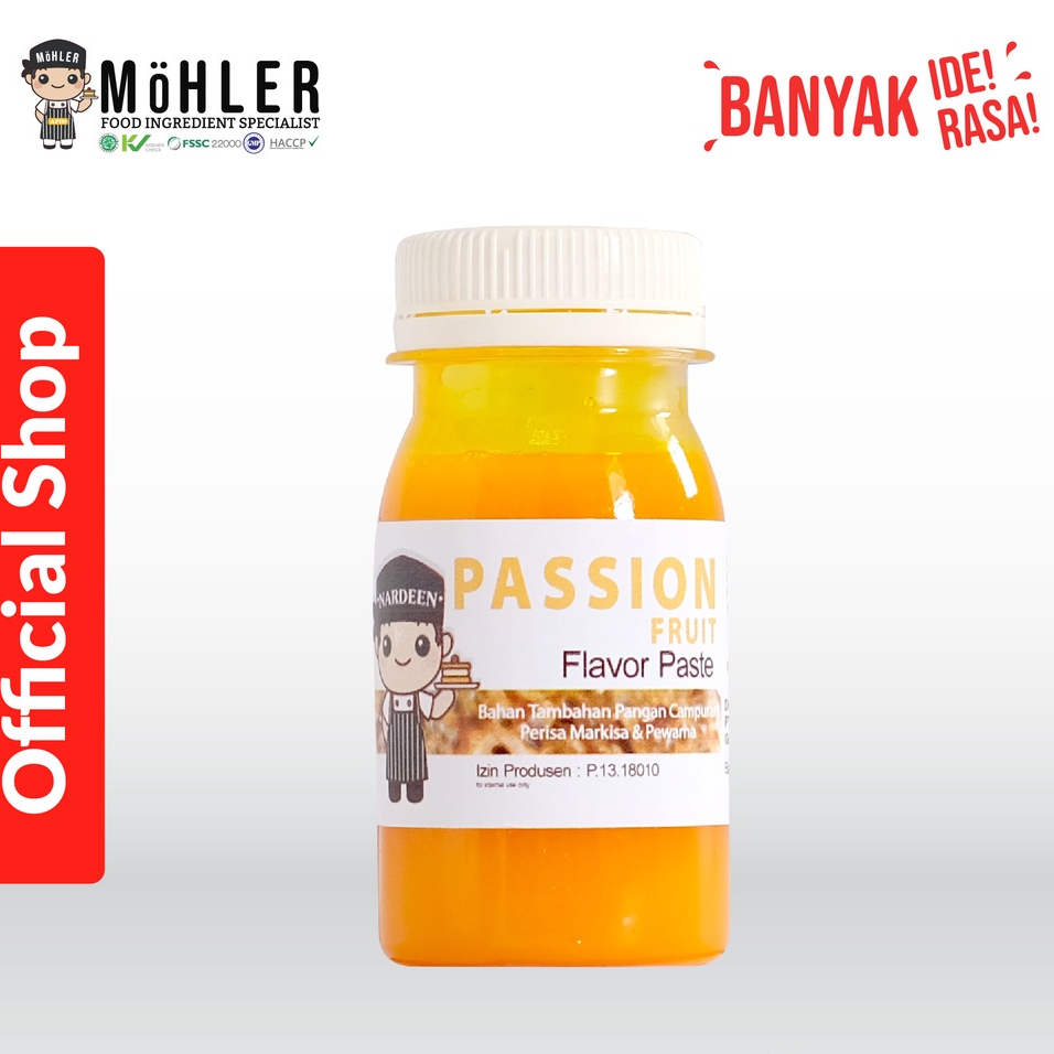 Jual MOHLER Pasta perisa pewarna MARKISA / PASSION FRUIT | Shopee Indonesia