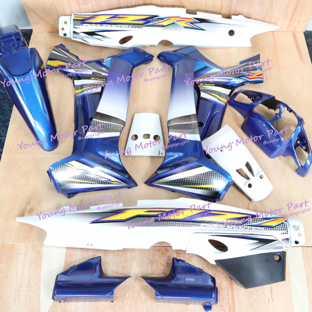 Jual Cover Body Fizr Full Set Full Clutch Biru 2004 Full Set Halus ...