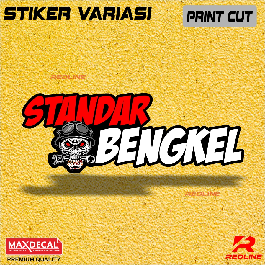 Jual Stiker Standar Bengkel Stiker Variasi | Shopee Indonesia