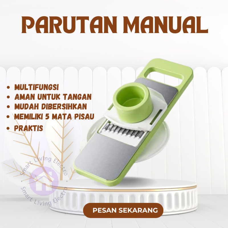 Jual Parutan Sayur Dan Buah 5in1 Vegetable Cutter Premium Stainless ...