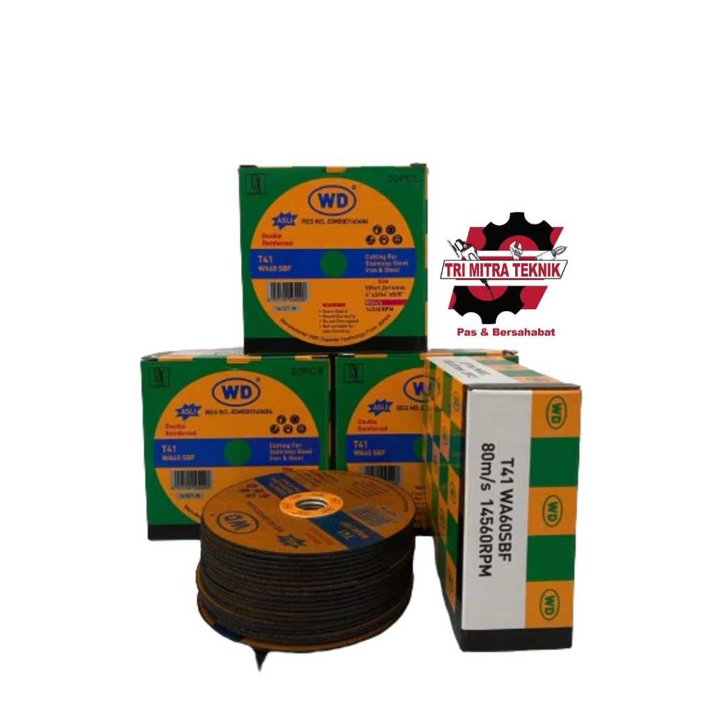 Jual WD Batu Gerinda POTONG 4 Inch 1 pak / Cutting Wheels 4"X1.2 mm ...