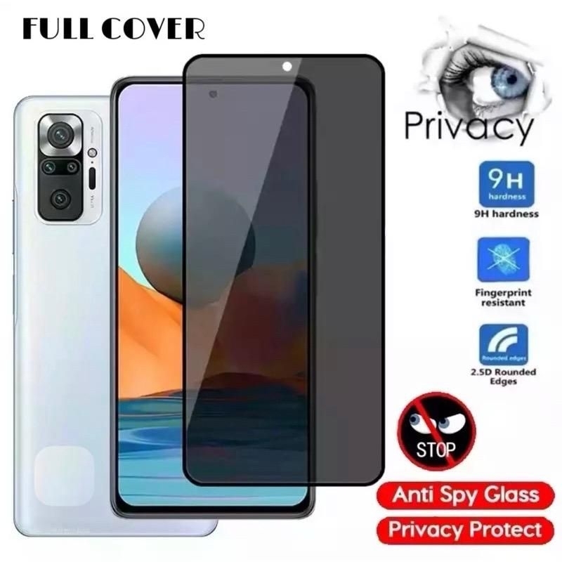 Jual Tempered Glass Anti Spy Full List Hitam Xiaomi Poco X3 X3 NFC X3 Pro X4 GT X4 Pro 5G ...