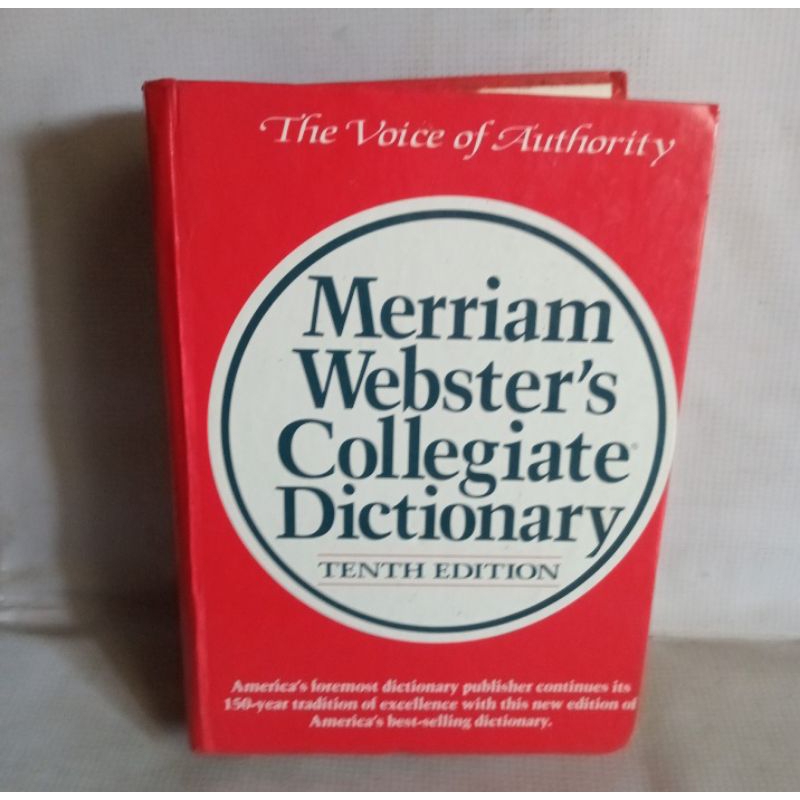 Jual Merriam Webster's Collegiate Dictionary TENT EDITION | Shopee Indonesia