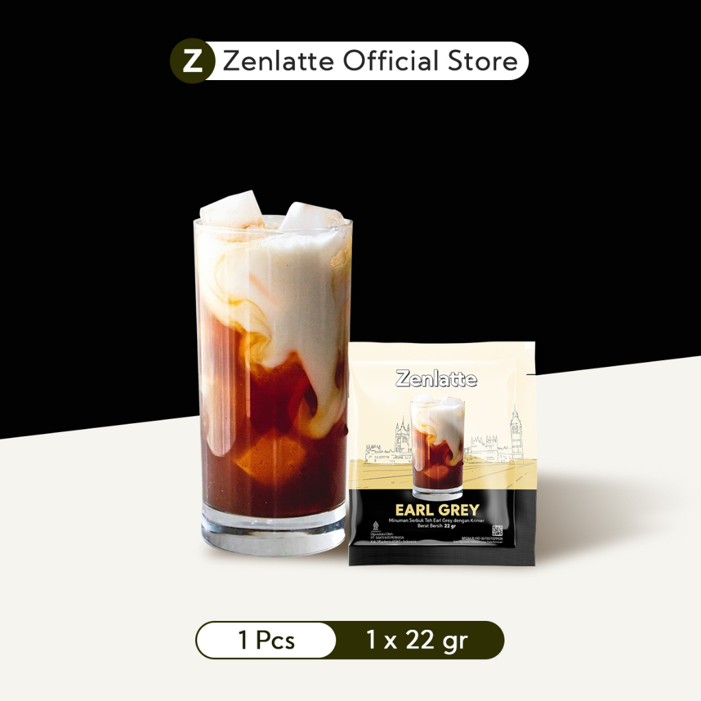 Jual Zenlatte Earl Grey - 1 Pcs | Earl Grey Powder | Bubuk Earl Grey ...