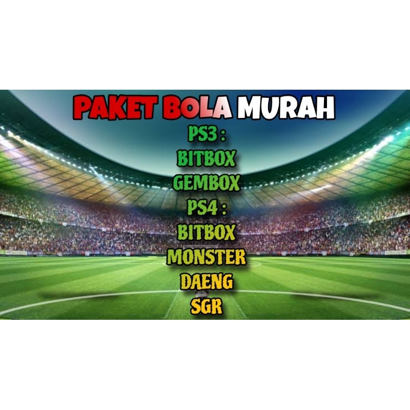 Jual [PS3 & PS4 HEN] PAKET GAME BOLA MURAH SUMMER 24/25 | Shopee Indonesia