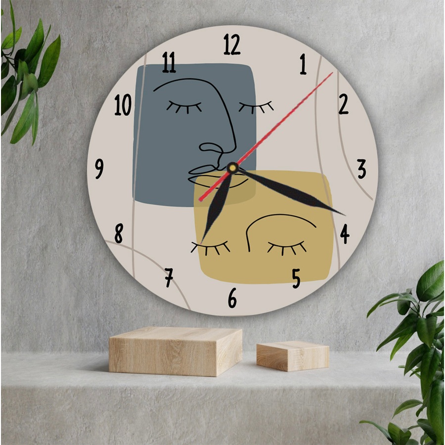 Jual Jam Dinding 3D Dekorasi Dinding Ruang Tamu Wallclock Aesthetic ...