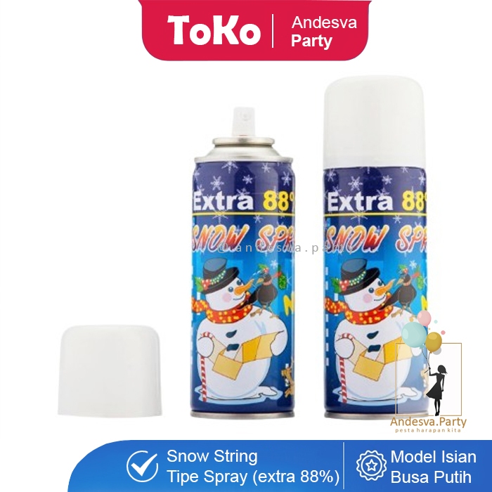 Jual Snow Spray / Semprotan Salju Ulang Tahun / Party Spray Snow ...