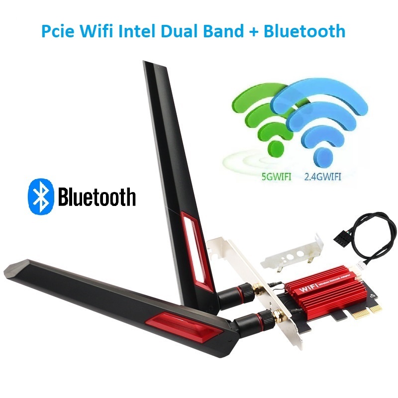 Jual Wifi Dual Band Bluetooth INTEL PCIE Wireless Network Card | Shopee ...