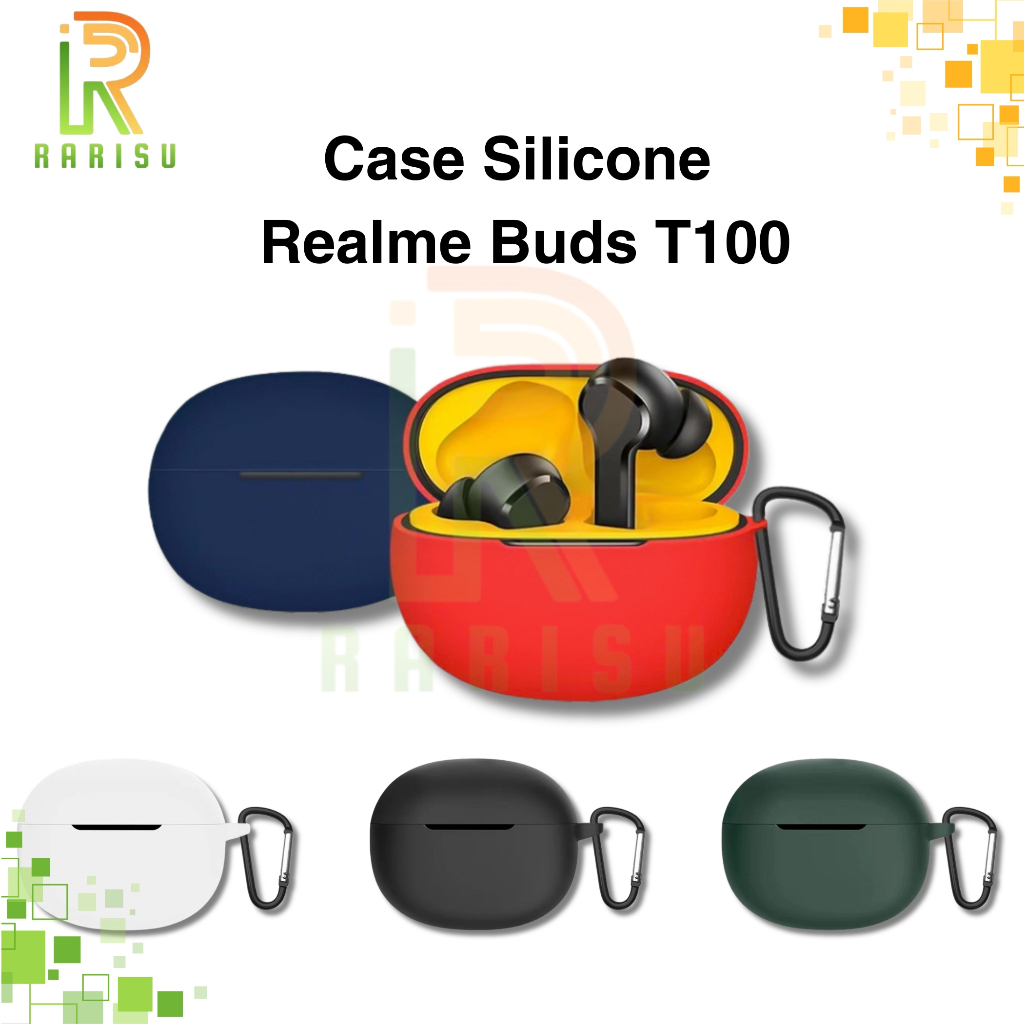 Jual Case Casing Cover Pelindung Silicone Realme Buds T100 / Realme ...