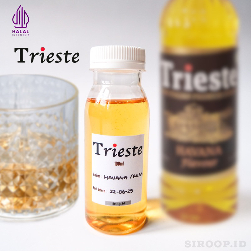 Jual Repack Trieste The Italian Premium Syrup Havana/Rum (30ml, 75ml ...