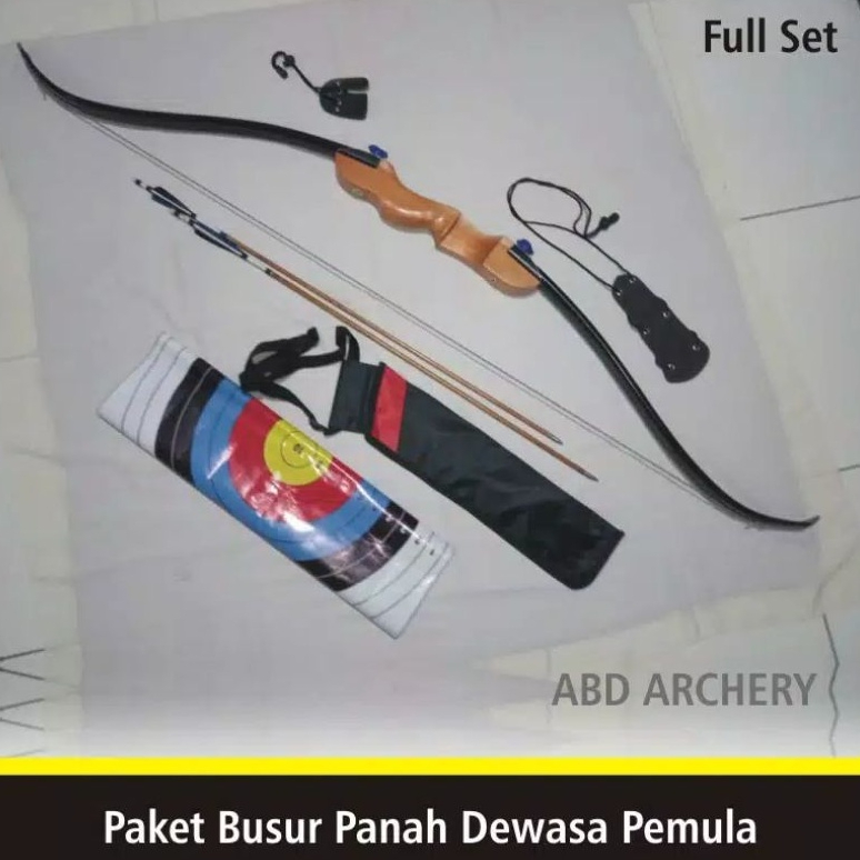 Jual Paket Busur Panah Dewasa Recurve Standar bow Fullset | Shopee ...