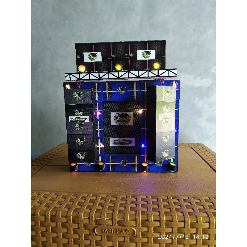 Jual MINIATUR SOUND SYSTEM SIAP BUNYI SUDAH BLUETOOTH MODEL GANTUNG ...