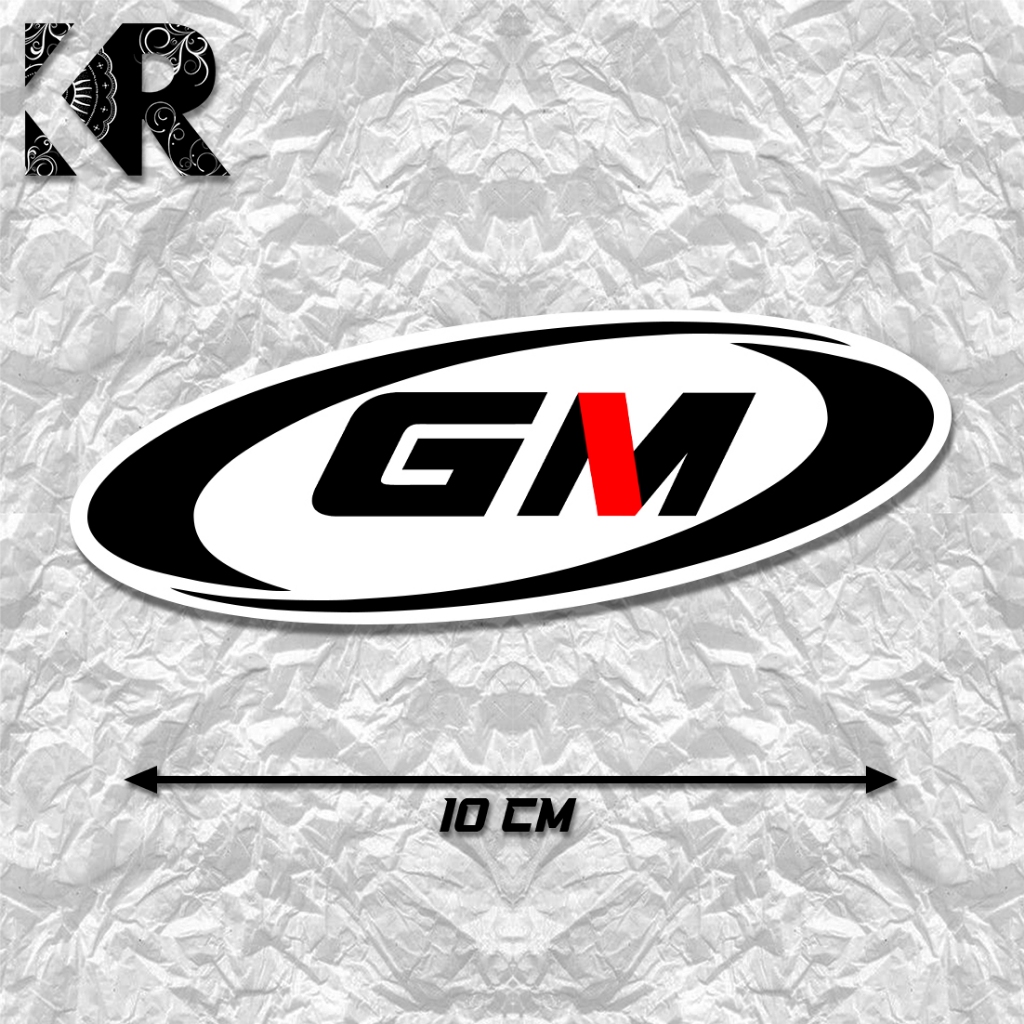 Jual Stiker GM Sticker HELM GM | sticker motor | sticker variasi ...