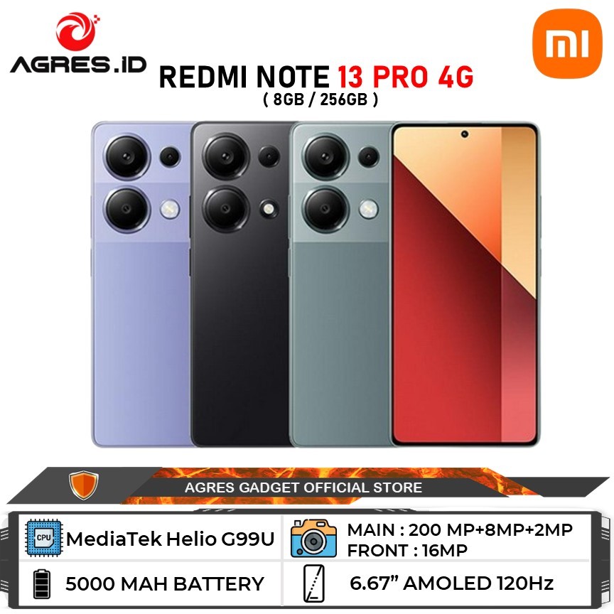 Jual Xiaomi Redmi Note 13 Pro 4G 8GB 256GB Garansi Resmi Xiaomi Indonesia | Shopee Indonesia