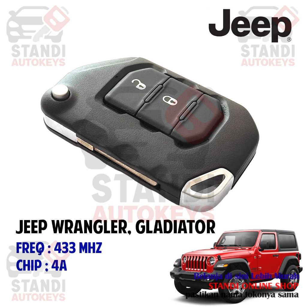 Jual Remote Kunci Chip Transponder Remote PCB Smartkey Jeep Wrangler ...