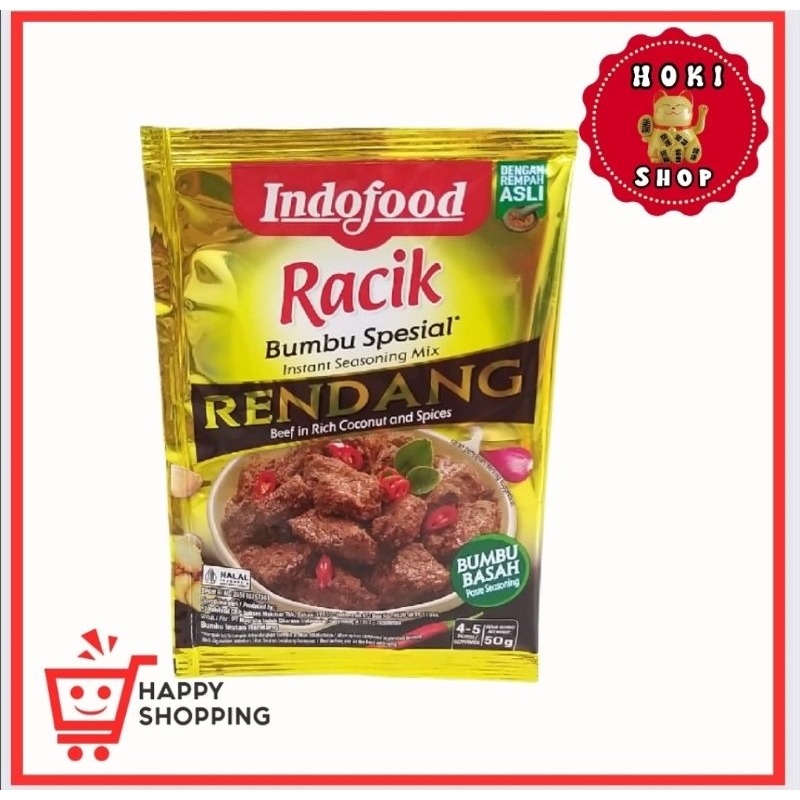 Jual Indofood Racik Bumbu Basah Rendang / Racik Rendang / Bumbu Rendang ...