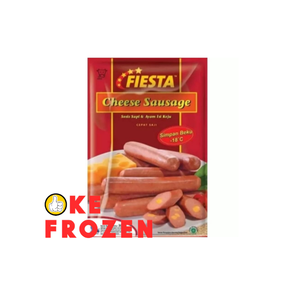 Jual FIESTA CHEESE SAUSAGE 300GR ISI 5/SOSIS SAPI DAN AYAM ISI KEJU ...