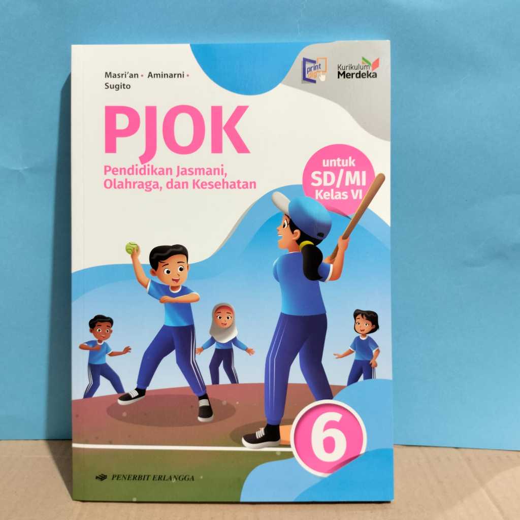 Jual ORIGINAL PJOK KELAS 6 SD / MI ERLANGGA MASRIAN KURIKULUM MERDEKA | Shopee Indonesia