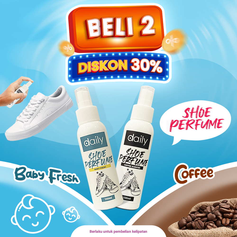 Jual [DAPAT 2 DISKON 30% FREE] Parfum Sepatu Daily Shoe Perfume Anti ...