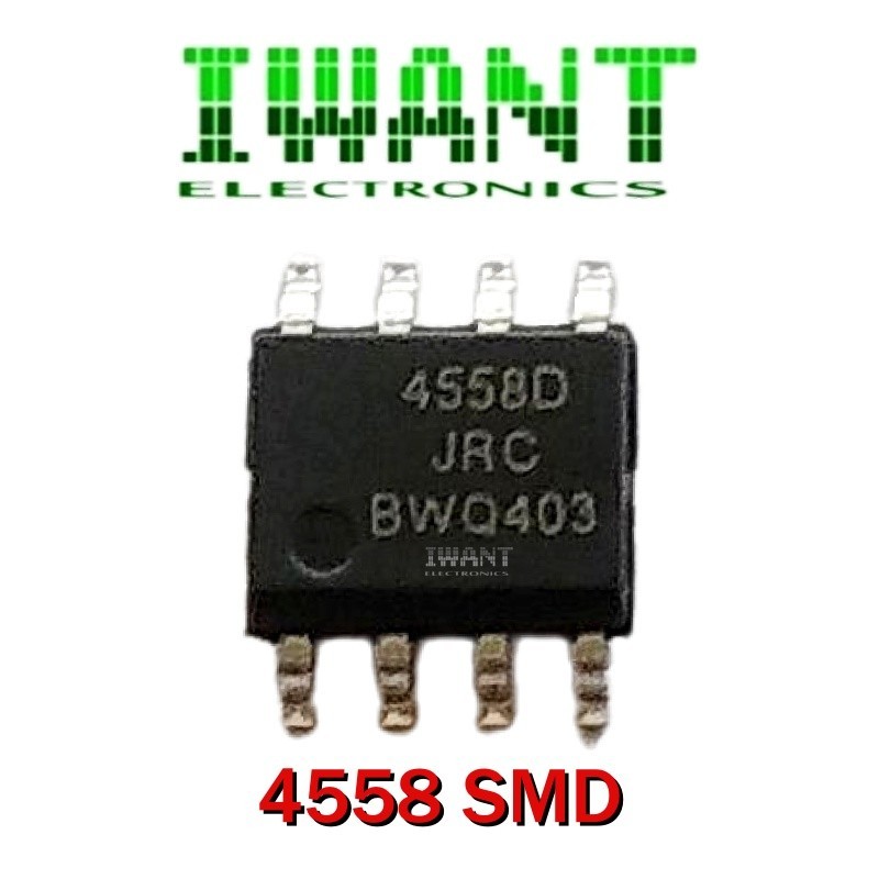 Jual 4558 SMD IC JRC4558 C4558 SMD NJM4558 SOP 8PIN | Shopee Indonesia
