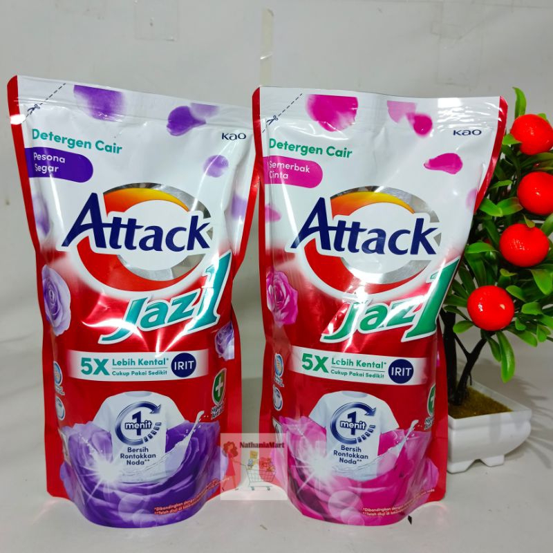 Jual Attack Jaz 1 Detergen Gel Detergel 700 GR Detergen Cair Bentuk Gel ...