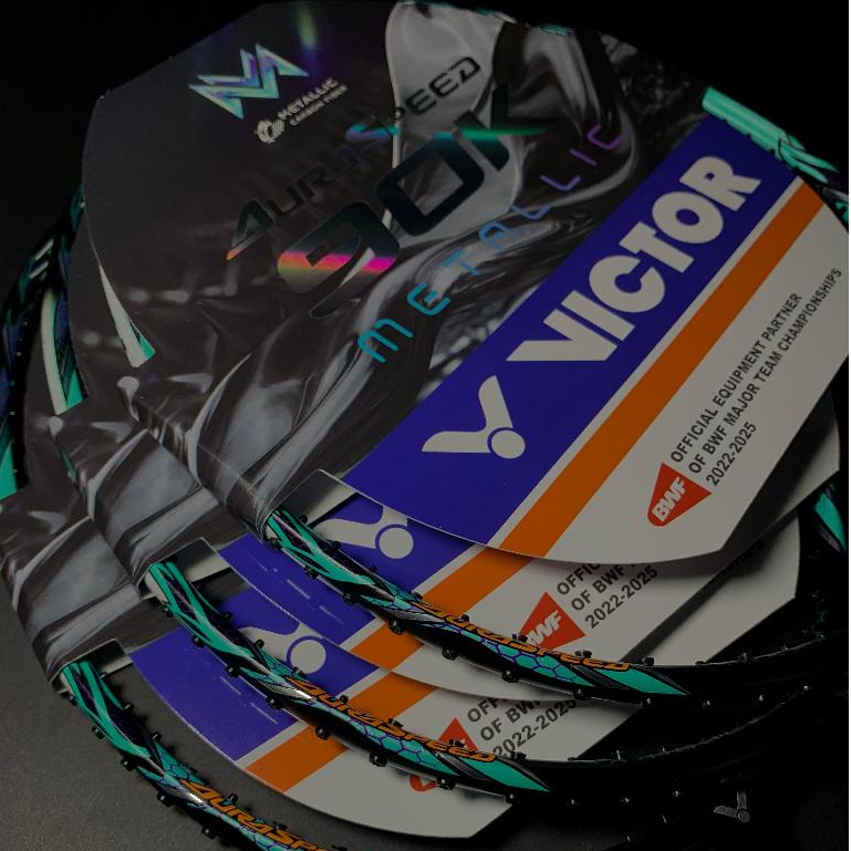 Jual Terbaru Raket Badminton Victor Auraspeed 90K / ARS-90K Metallic R ...