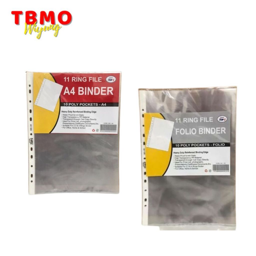 Jual Tbmo Sheet Protector A4 F4 Pop 1 Isi 10 Lembar | Shopee Indonesia