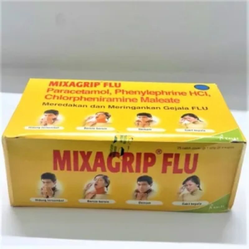 Jual mixagrip flu kuning 1box (25strip) | Shopee Indonesia