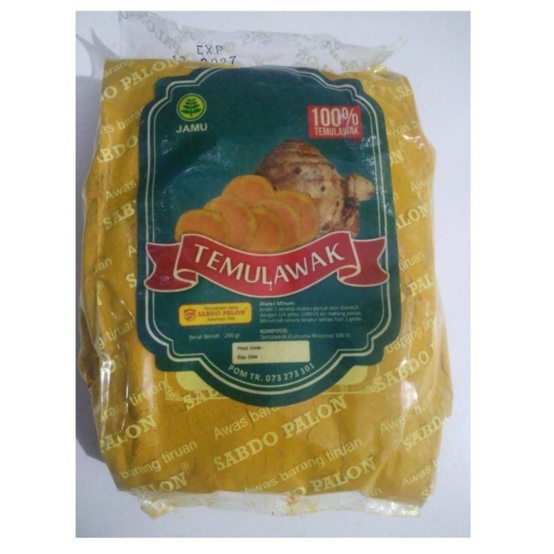 Jual Serbuk Temulawak Sabdo Palon asli kemasan 250gram | Shopee Indonesia