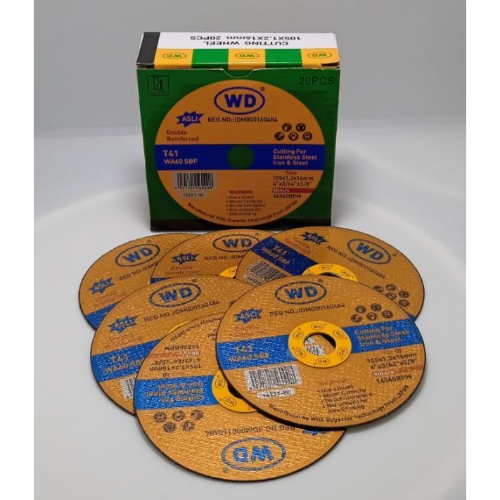 Jual Batu Gerinda WD 4" /WD Cutting Wheel 4" inch - Mata Gerinda WD 4 x ...