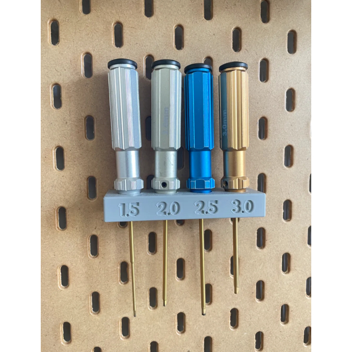 Jual Tempat Obeng / Screwdriver holder untuk Pegboard (4pcs) | Shopee ...