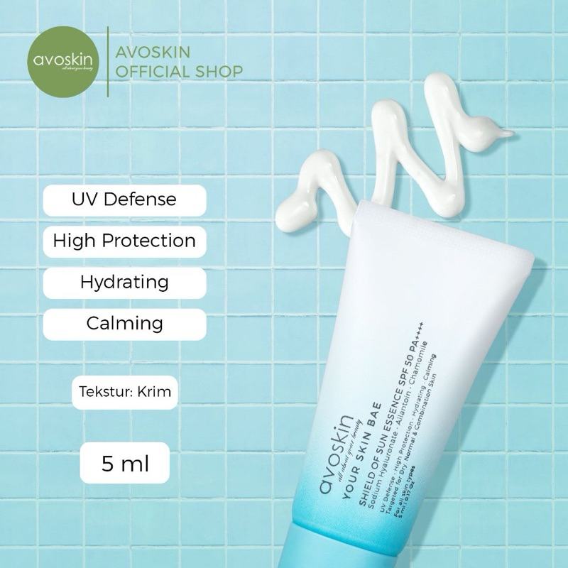 Jual [CLEARANCE SALE] Travel Sunscreen Avoskin Your Skin Bae Shield of ...