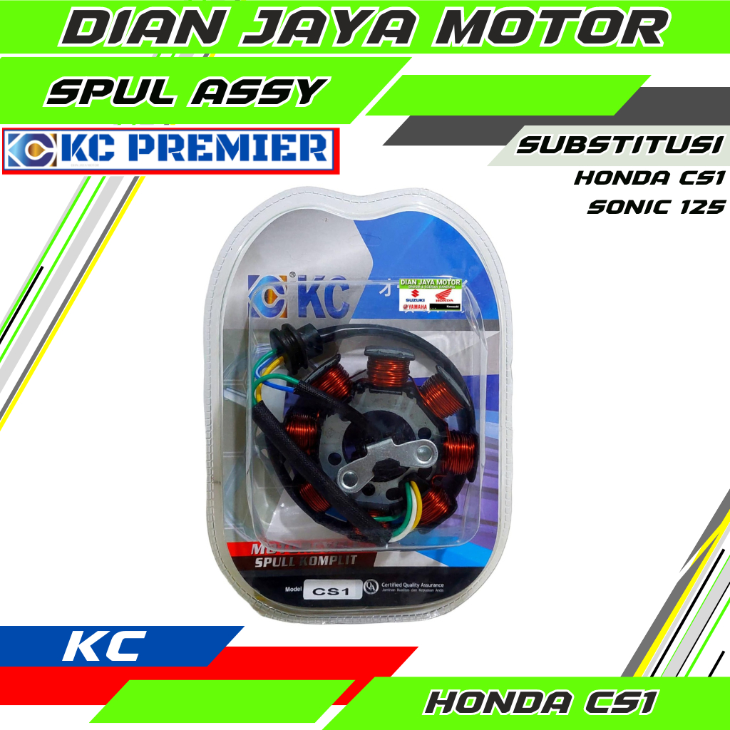 Jual Sepul Spool Spoll Spul CS1 Sonic 125 KC Premier Stator assy Honda CS 1 Sonic 125 DJM Dian ...