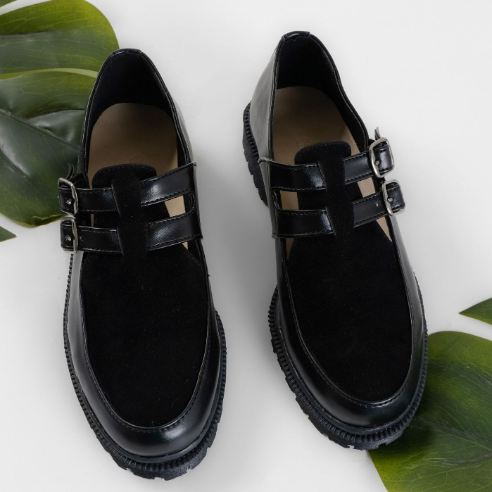 Jual Sepatu Docmar Mary Janes Wanita Double Gesper Streep Black ...