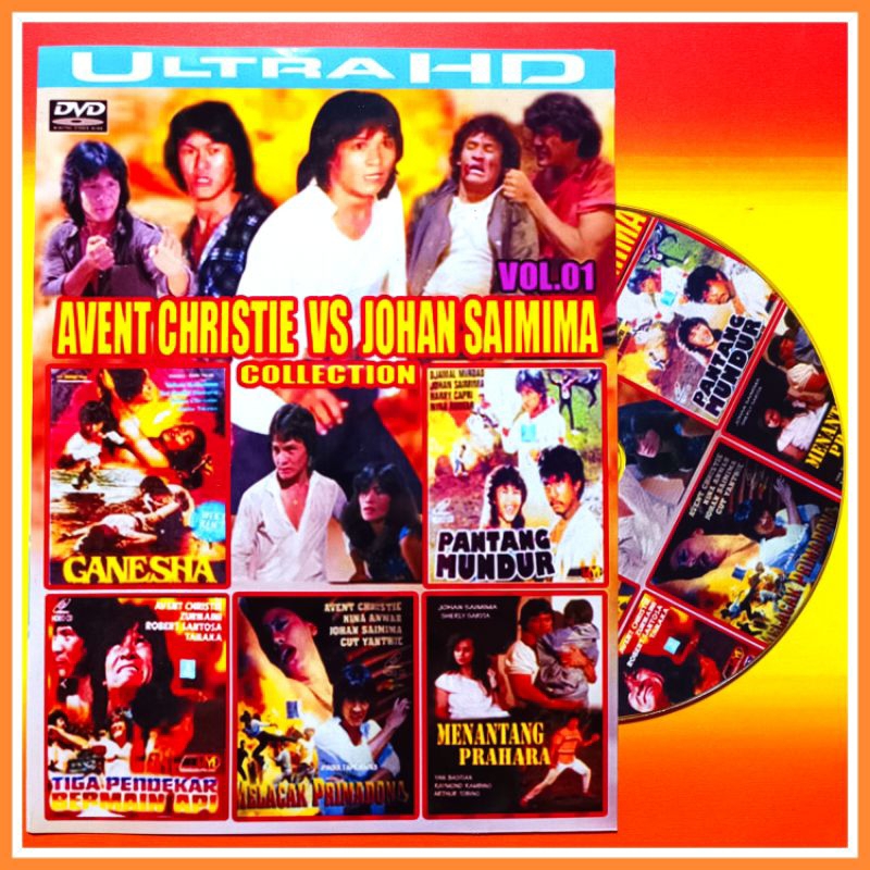 Jual Kaset Film Indonesia Jadul Koleksi Pendekar AVENT CHRISTIE - JOHAN ...