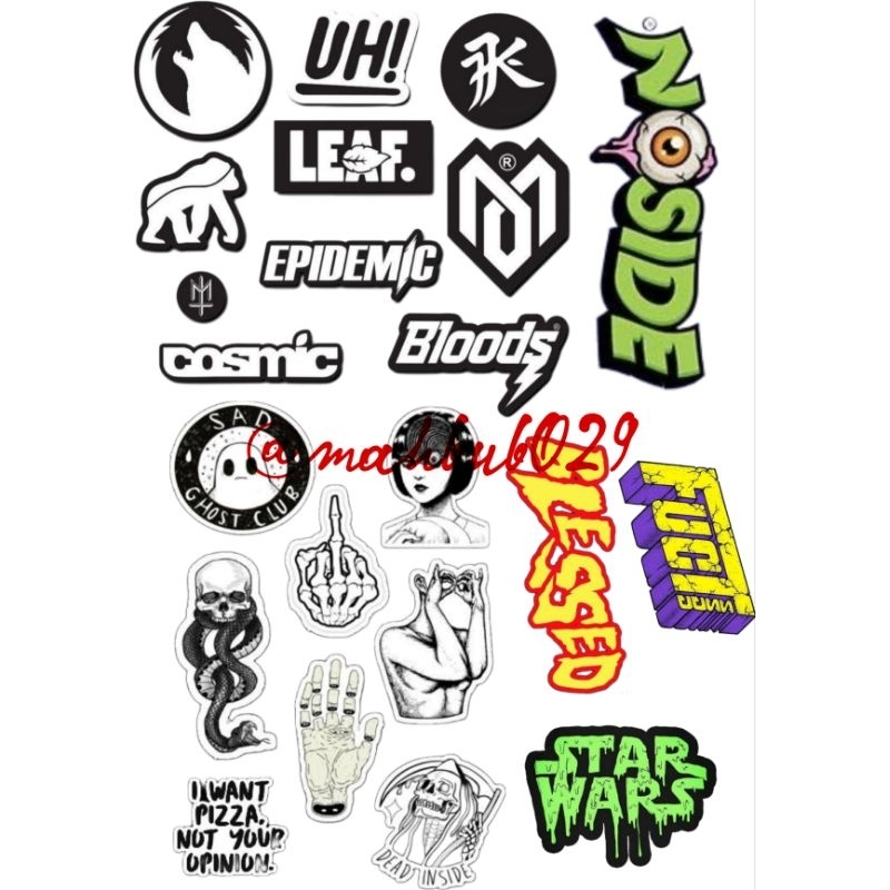 Jual Stiker Pack Hypebeast Aesthethic Vinyl Waterproof Sticker isi 22 ...