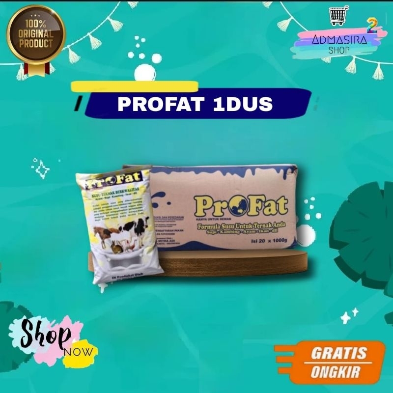 Jual Susu PROFAT 1 Dus isi 20kg Susu Hewan Ternak Berkualitas Sapi ...