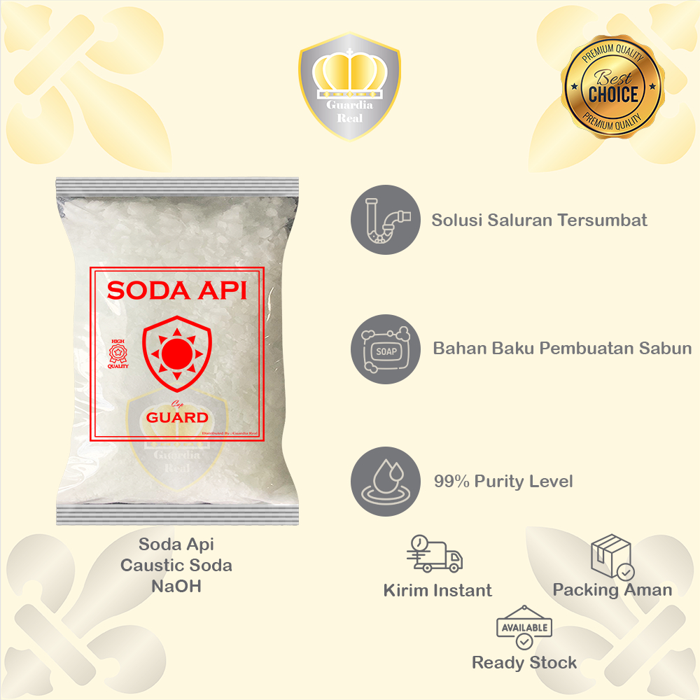 Jual Guard Soda Api/ Caustic Soda Flakes/ NaOh/ Anti Sumbat/ Solusi ...