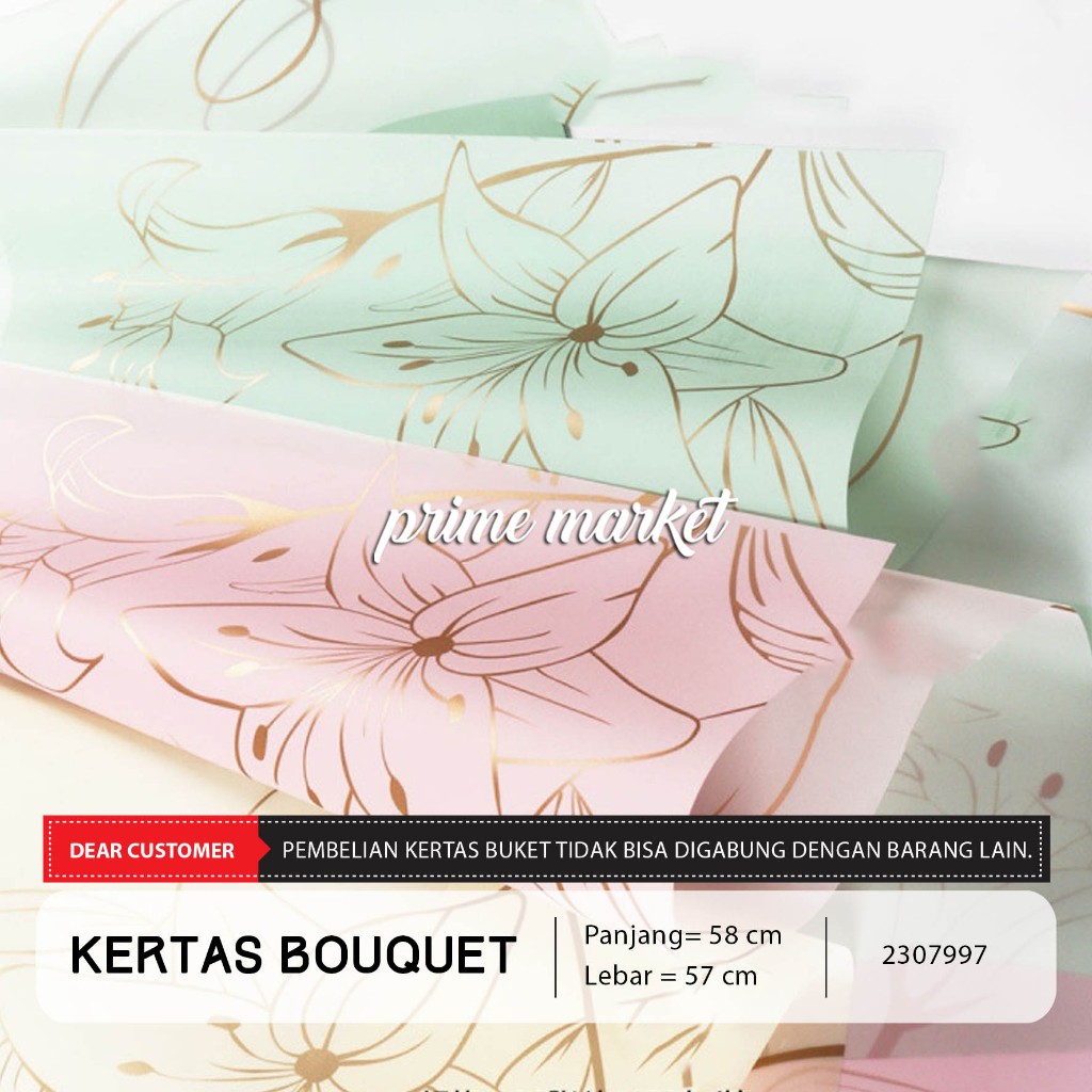 Jual Kertas Buket Bunga Kertas Cellophane Buket Kertas Bucket Kertas ...