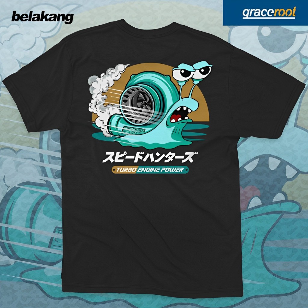 Jual KAOS JDM TURBO SNAIL GARRY OTOMOTIF CUMI DARAT ENGINE DIESEL POWER ...