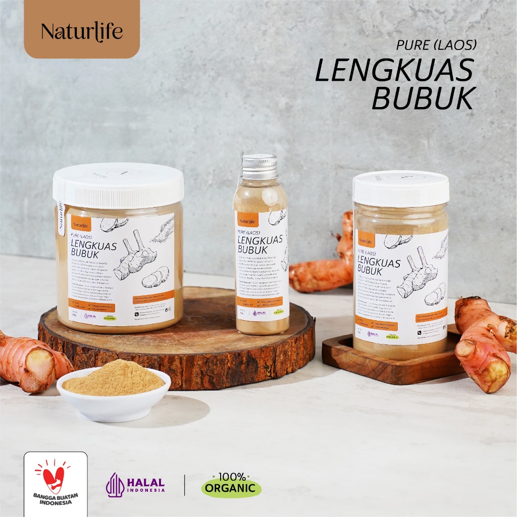 Jual LENGKUAS BUBUK TANPA CAMPURAN ASLI 100% ORIGINAL 50G 150G 250G ...