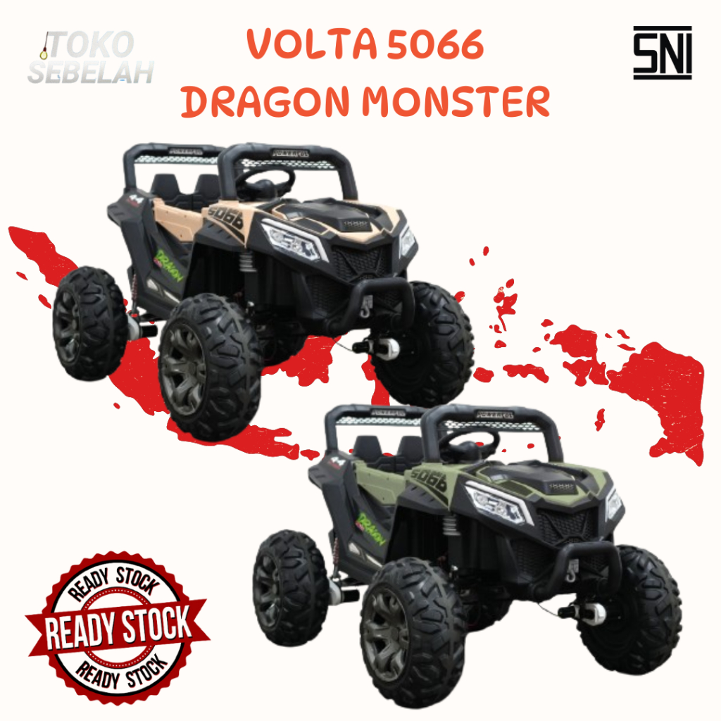 Jual Dragon Monster UTV Volta Toys by SHP (VOLTA 5066) Mainan Mobil Aki ...