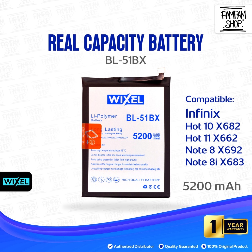 Jual WIXEL Baterai BL-51BX BL51BX Infinix Note 8 X692 Note 8i X683 ...