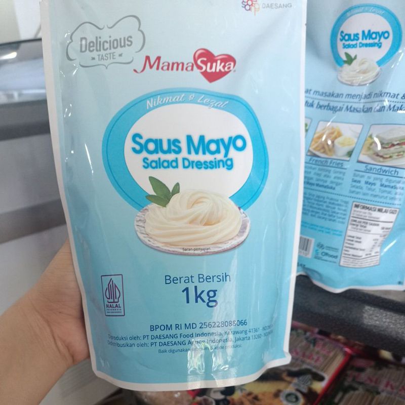 Jual saus mayo salad dressing mama suka 1kg | Shopee Indonesia