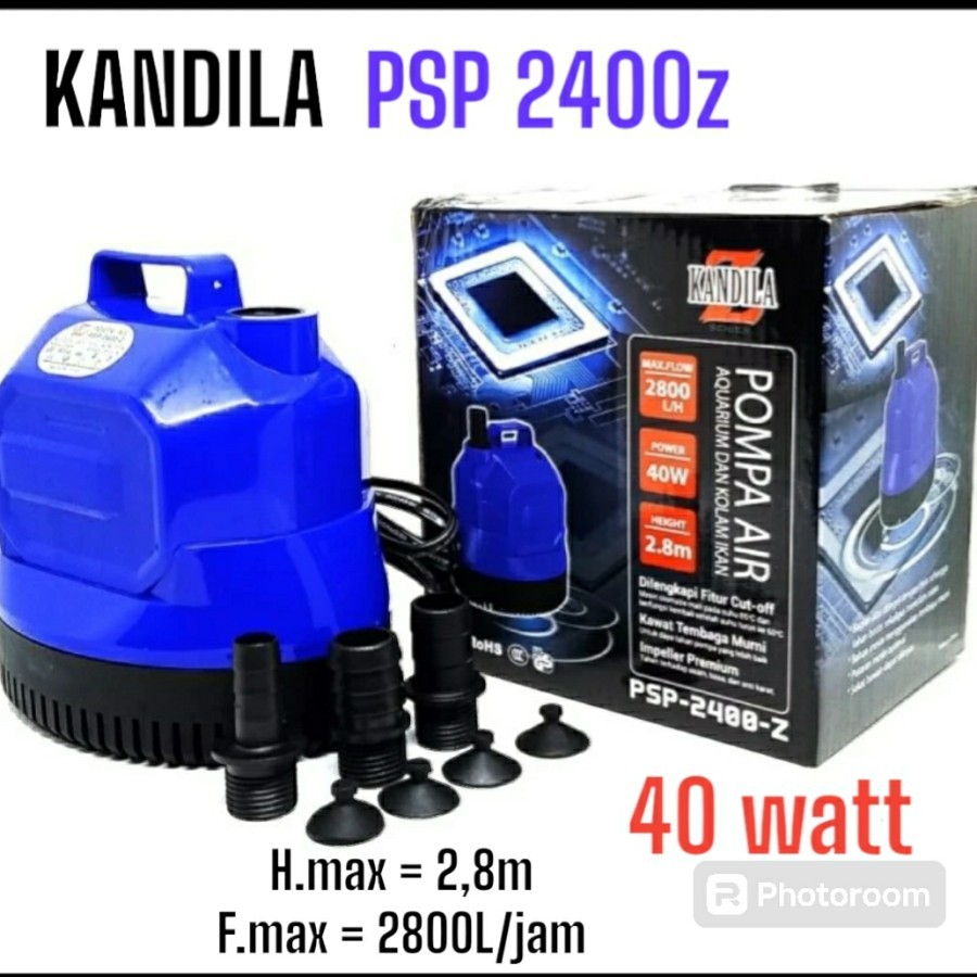 Jual Mesin pompa kolam ikan Kandila PSP. seri PSP 2100, 2200, 2400 ...