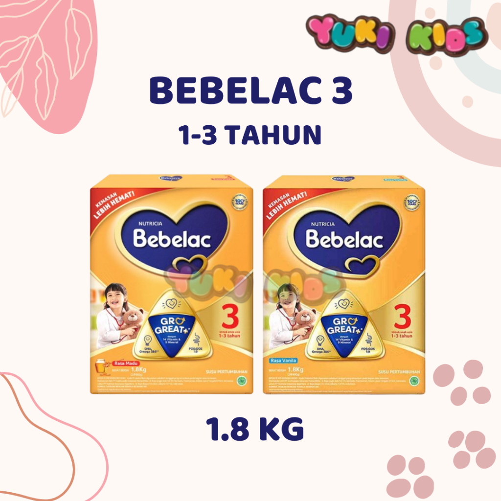 Jual Bebelac 3 1.8kg (1-3 Tahun) | Shopee Indonesia