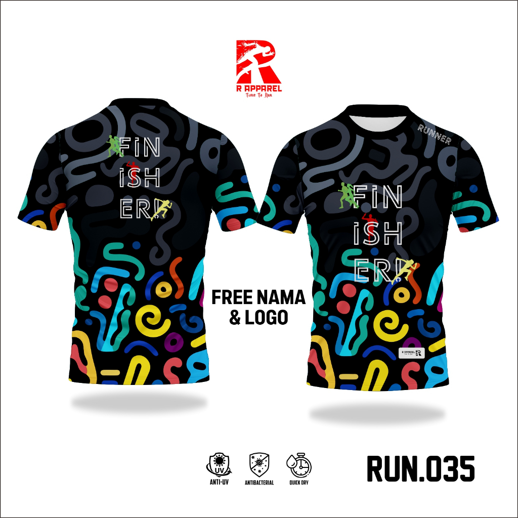 Jual Baju Kaos Olahraga Lari | Jersey Running Quick Dry Fit ...