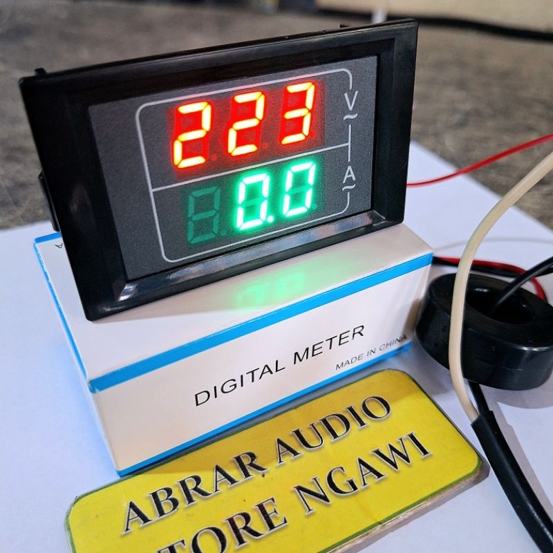 Jual VOL METER DIGITAL AC 220V + 120A VOLMETER AMPER | Shopee Indonesia