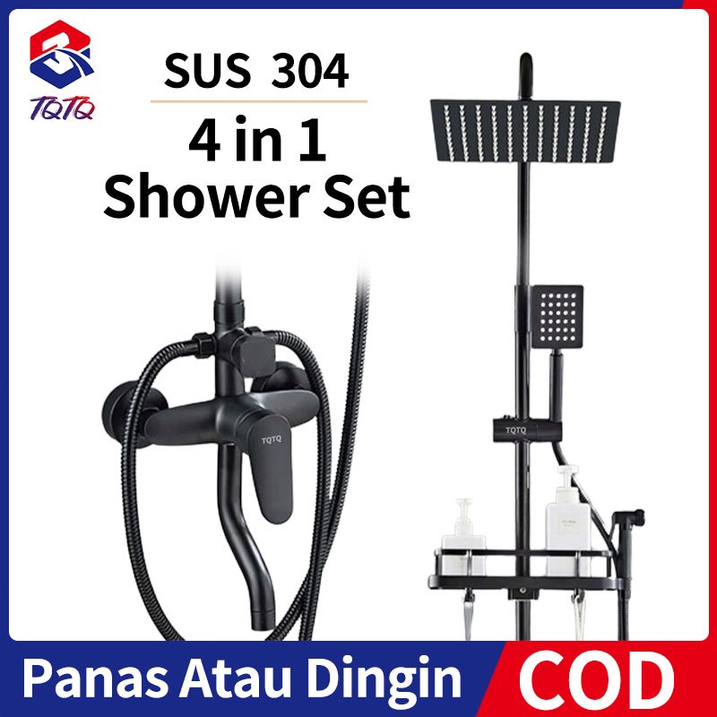 Jual TQTQ SUS 304 Shower Set Shower Kamar Mandi Rain Shower Kotak ...